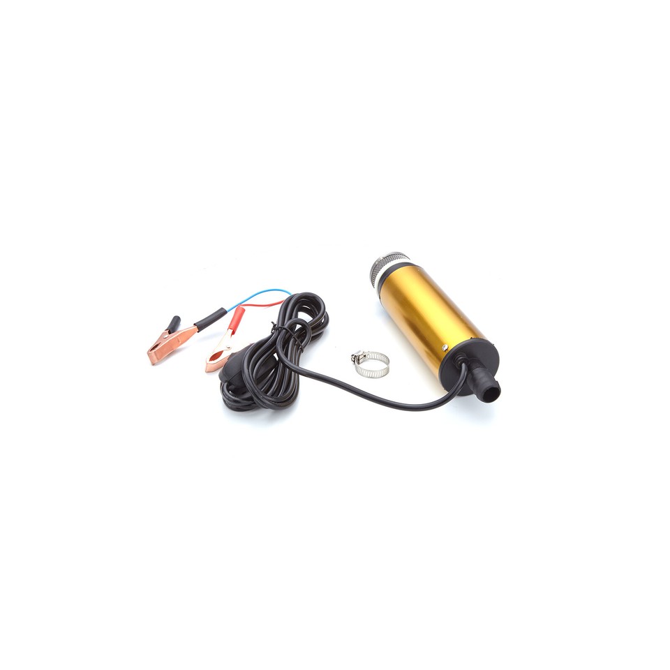 12V FUEL WATER DIESEL TRANSFER PUMP/FILTER SUBMERSIBLE PORTABLE CLIP ON ...