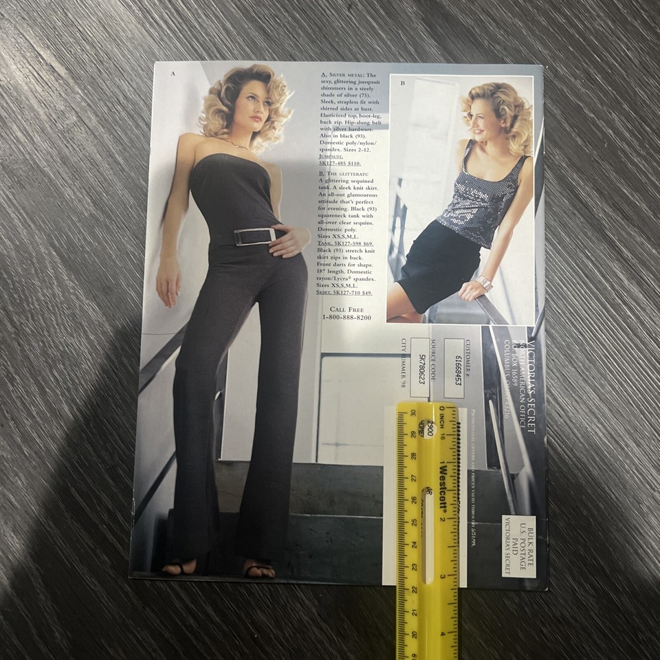 VICTORIA'S SECRET summer CITY catalog 1998 - Karen Mulder | eBay