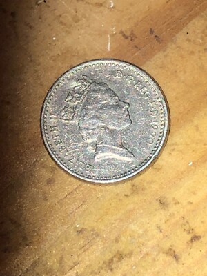 1990 5p Five Pence Circulated Coin Very Rare It’s Difficult To Find It ...