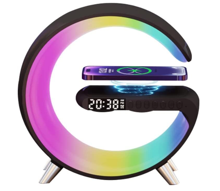 2025 New Intelligent G Shaped LED Lamp Bluetooth Speake Wireless ...