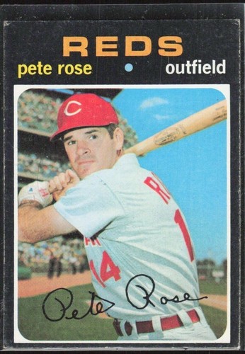 1971 Topps #100 Pete Rose Cincinnati Reds Baseball Card | eBay