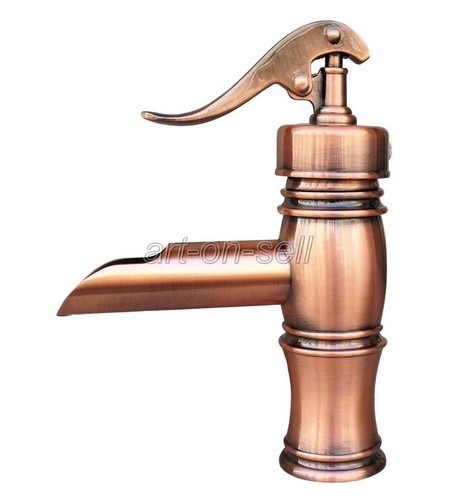 NEW "Water Pump Look" Style Bathroom Sink Vessel Faucet Basin Mixer Tap ...