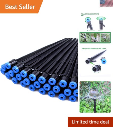 200PCS Adjustable Drip Emitters for 1/4 Inch Irrigation Systems ...