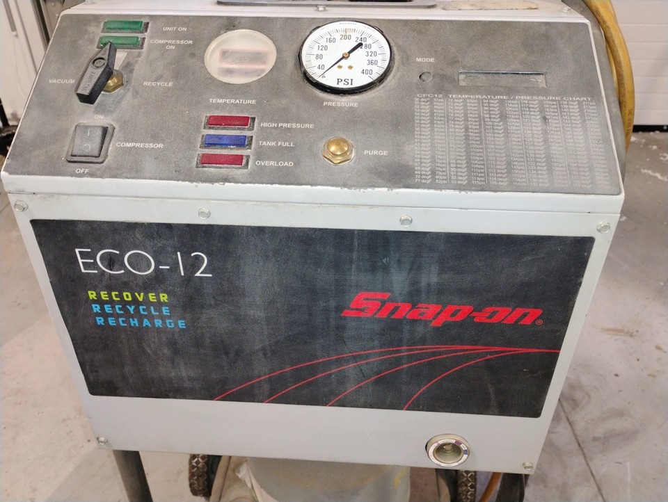 Snap-On ECO-12 AC Recovery Machine | eBay