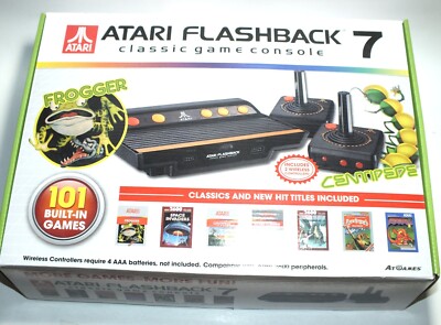 Atari Flashback 7 Classic Game Console 101 Built In Games Frogger 2016 ...
