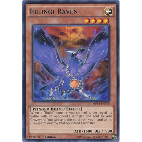 Bujingi Raven - MP14-EN179 - Rare - 1st Edition | eBay