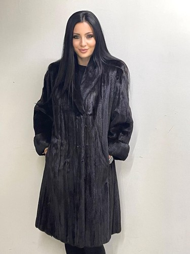 pre owned black ranch mink fur coat Furs We Have Fox Sable Lynx ...