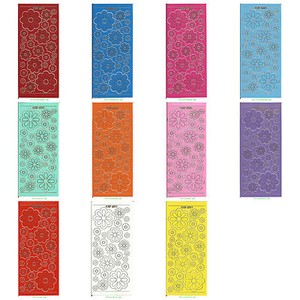 Pastel Peel Offs - *Flowers* - Colourful stickers for card-making BOGOF ...