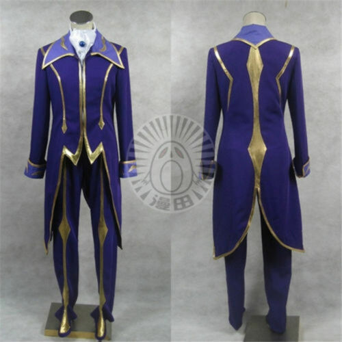 NEW Code Geass Lelouch Zero Cosplay Costume | eBay