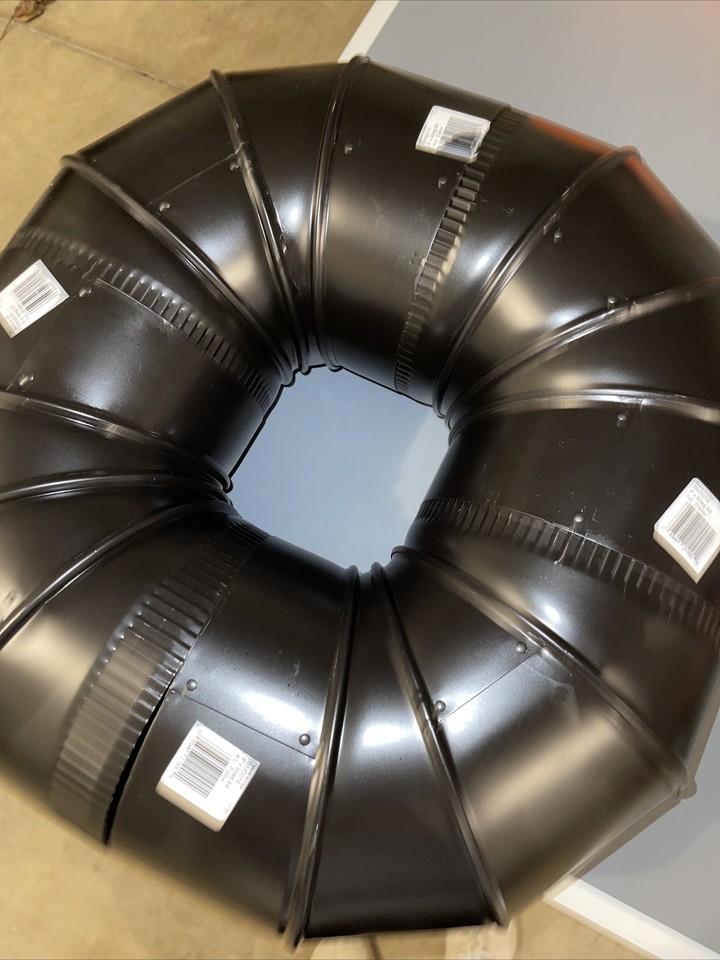 8-Inch Black Stove Pipe Adjustable Elbow - Pack of 4 | eBay