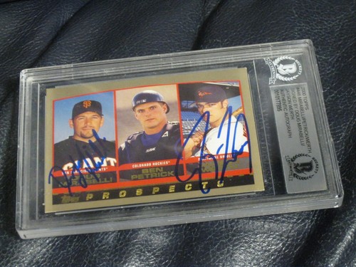 Doug Mirabelli Jayson Werth Autographed 2000 Topps Baseball Card ...