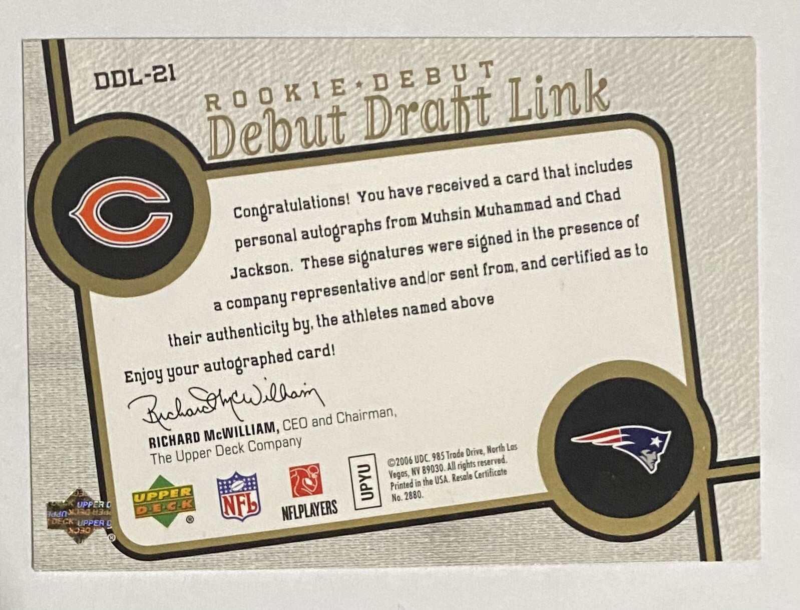 2006 Upper Deck Rookie Debut - Debut Draft Link Autographs #DDL-21 ...
