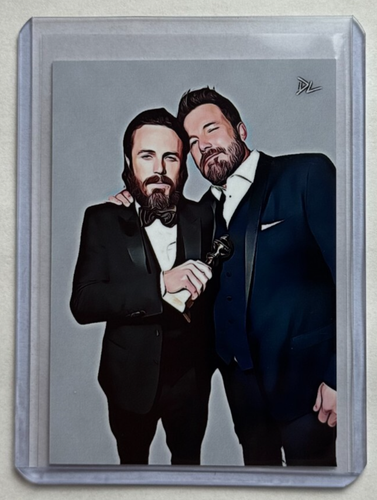 Ben & Casey Affleck Limited Artist Signed "American Actors" Trading ...