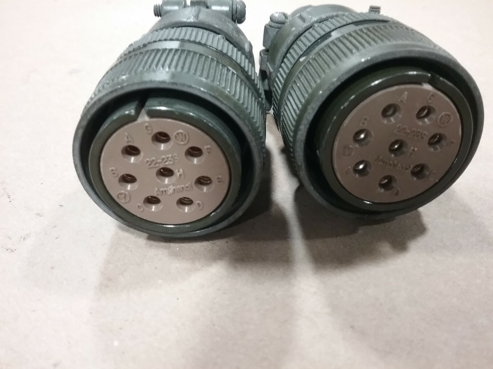 Lot of 2 ALLIED 8-PIN CONNECTOR/PLUG MS 3106F 22-23S A30-28 #54T13 | eBay