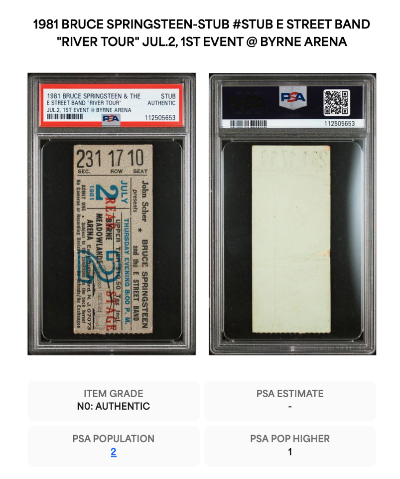 BRUCE SPRINGSTEEN & E STREET BAND "RIVER TOUR" 1ST EVENT BYRNE ARENA ...