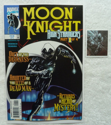 Moon Knight vol.3 #1, NM with free sticker | eBay