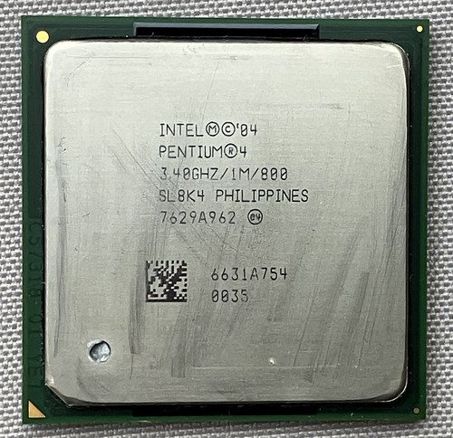 VERY RARE Intel Pentium 4 3.40GHz Socket 478 SL8K4 Processor 550 -3.40GHz/1M/800 | eBay UK