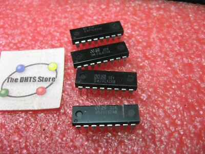 DM74L42AN National Semi TTL IC BCD Decimal Decoder 74L42 7442 - NOS Qty ...