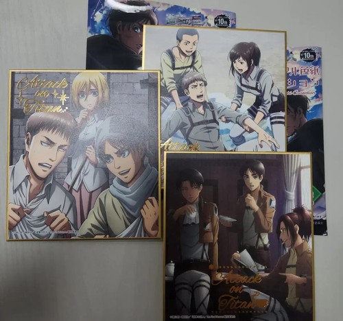 Attack on Titan color paper | eBay