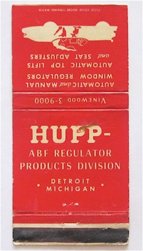 HUPP ALL ELECTRIC, ABF REGULATOR PRODUCTS DIVISION DETROIT, MI ...