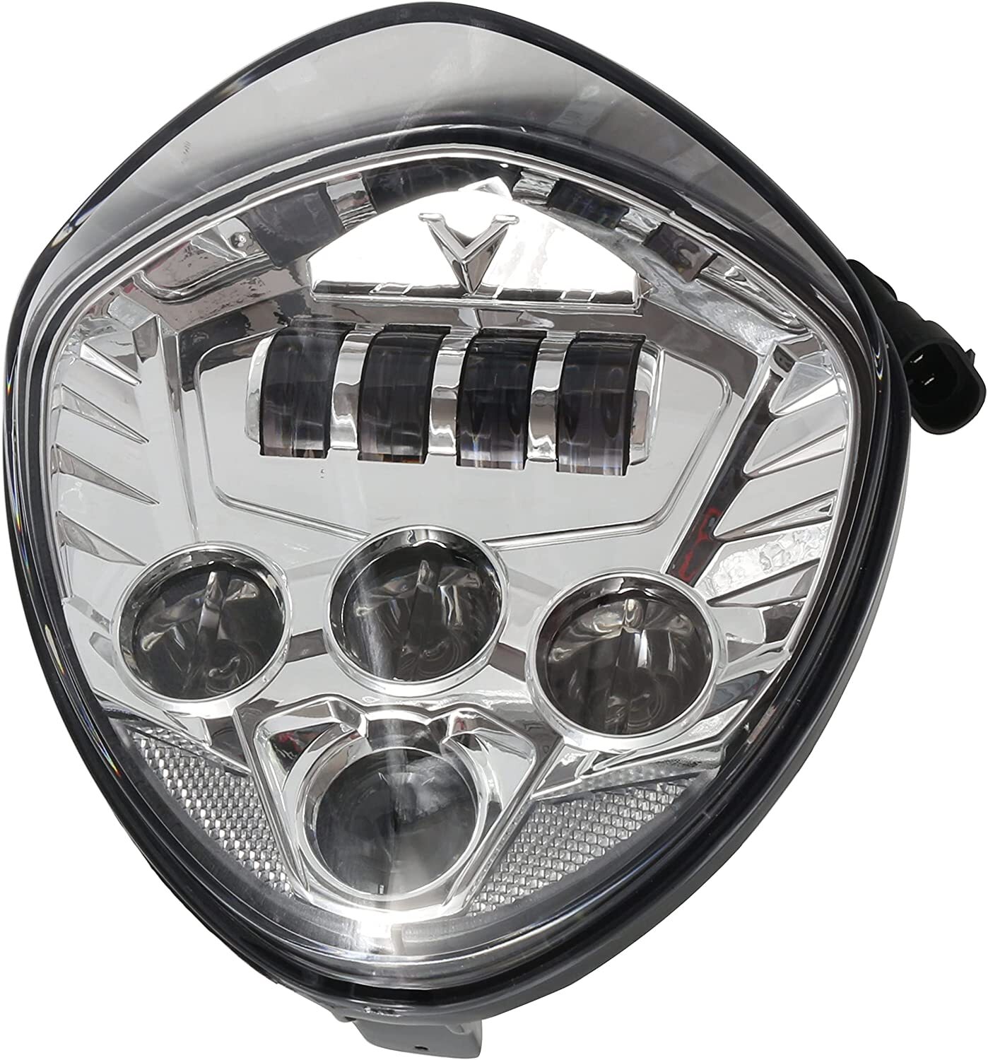 Motorcycle LED Headlights For Victory Cross Country Hammer 8 ball ...