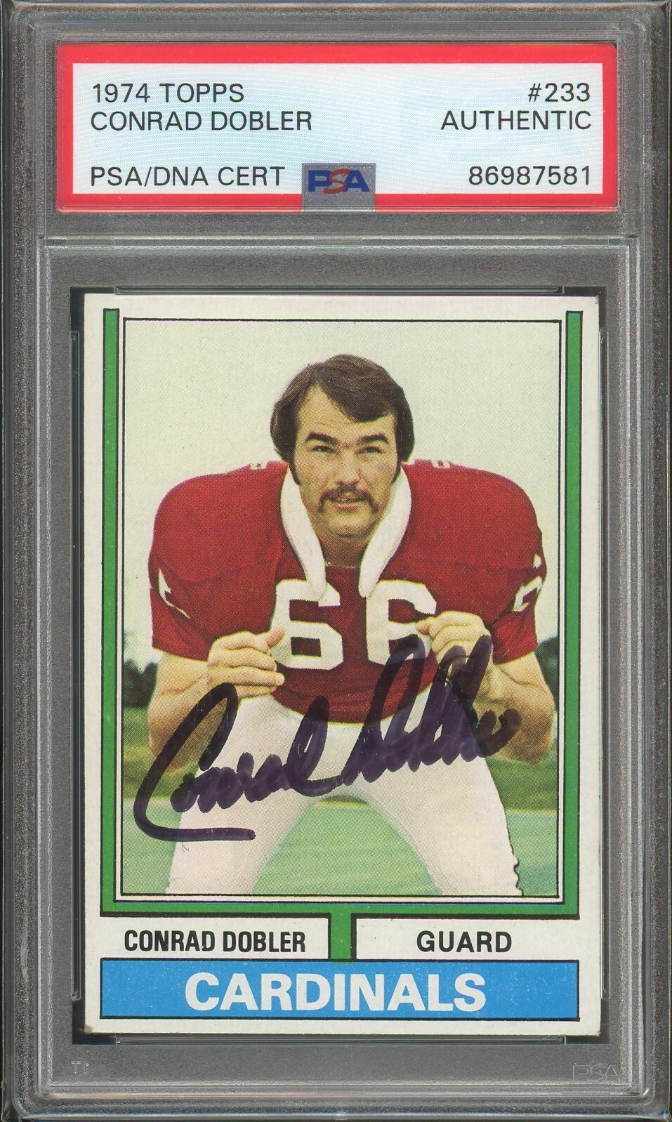 1974 Topps - #233 Conrad Dobler (RC) for sale online | eBay