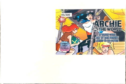 Archie vs The World #1 Dan Parent Dave Stevens Homage Cover W/NUMBERED ...