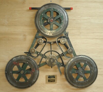 Sherman Duckpin Bowling Pinsetter Gear Set - Wall Art - Art Deco ...