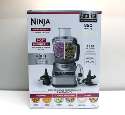 Ninja BN600, 9 cup Full Size. Gray 7 Button, Food Processor. BRAND NEW ...
