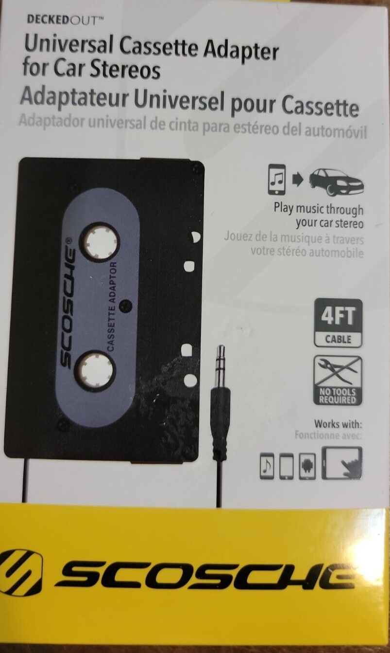 Scosche PCA2 Universal Cassette Adapter for Car Stereos NIP | eBay