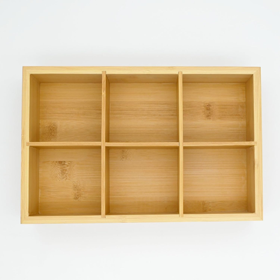 Bamboo Tea Bag Organizer, Wood Hot Tea Bag Drawer Storage Organizer ...
