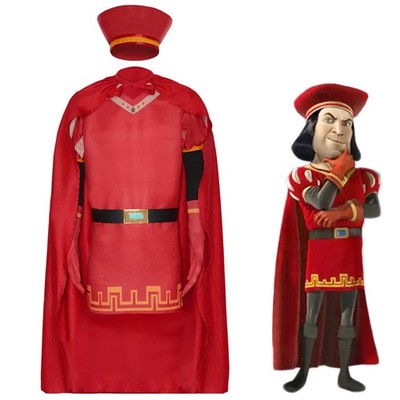 Xcoser Adult Shrek the Lord Farquaad Knight Armor Cosplay Costume ...