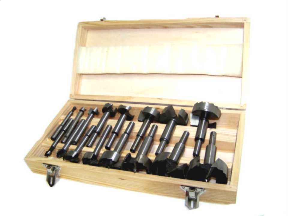 16pc Forstner Drill Bit Set Woodworking Hole Saw Forstner Set ...