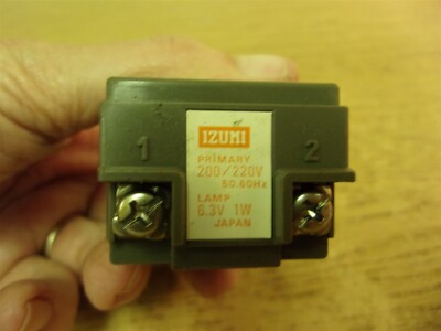 Izumi 200/220V Pilot Light Switch White *FREE SHIPPING* | eBay