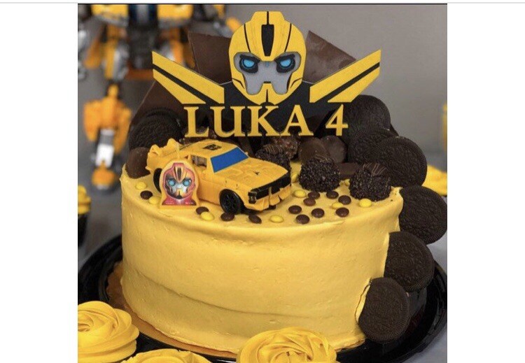 Transformers Birthday Cake