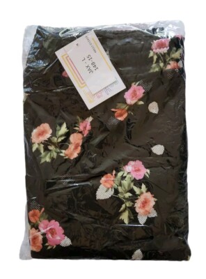 Lularoe Flowers Large Jax Joggers Drawstring L Floral on Black HTF NEW ...