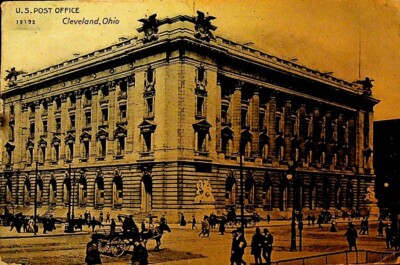 US Post Office Cleveland Ohio Postcard 1910 | eBay