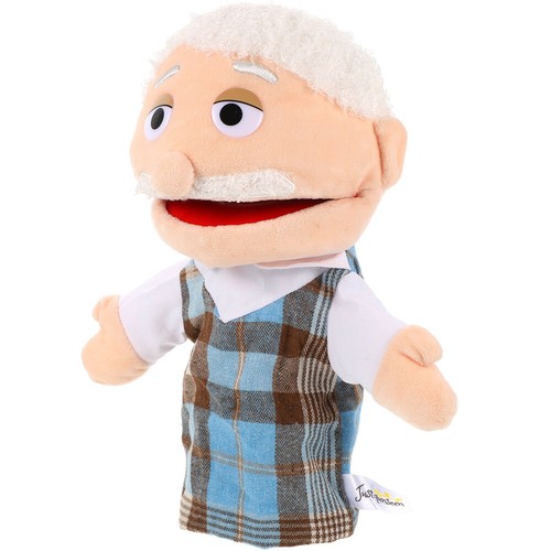 Sock Puppets for Adults Grandpa Character Hand Sensory Toy Child Elder ...