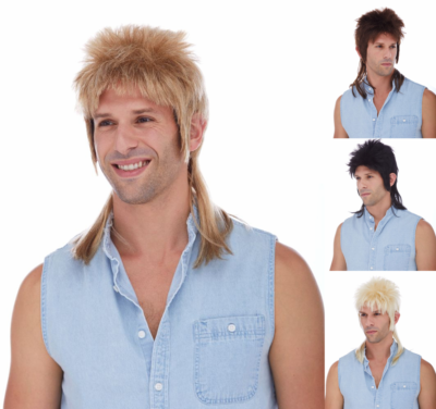 Peruca Joe Dirt Mullet CINHOO Perucă Scurtă Perucă Pixie Cut Pentru