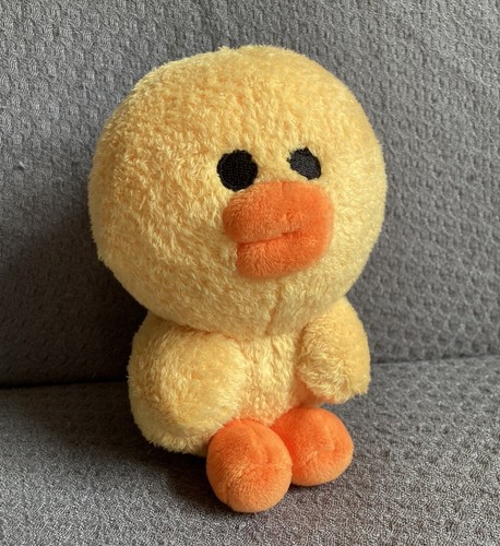 Line Friends Sitting Sally Yellow Chick Duck Plush Toy Stuffed Animal 6 ...