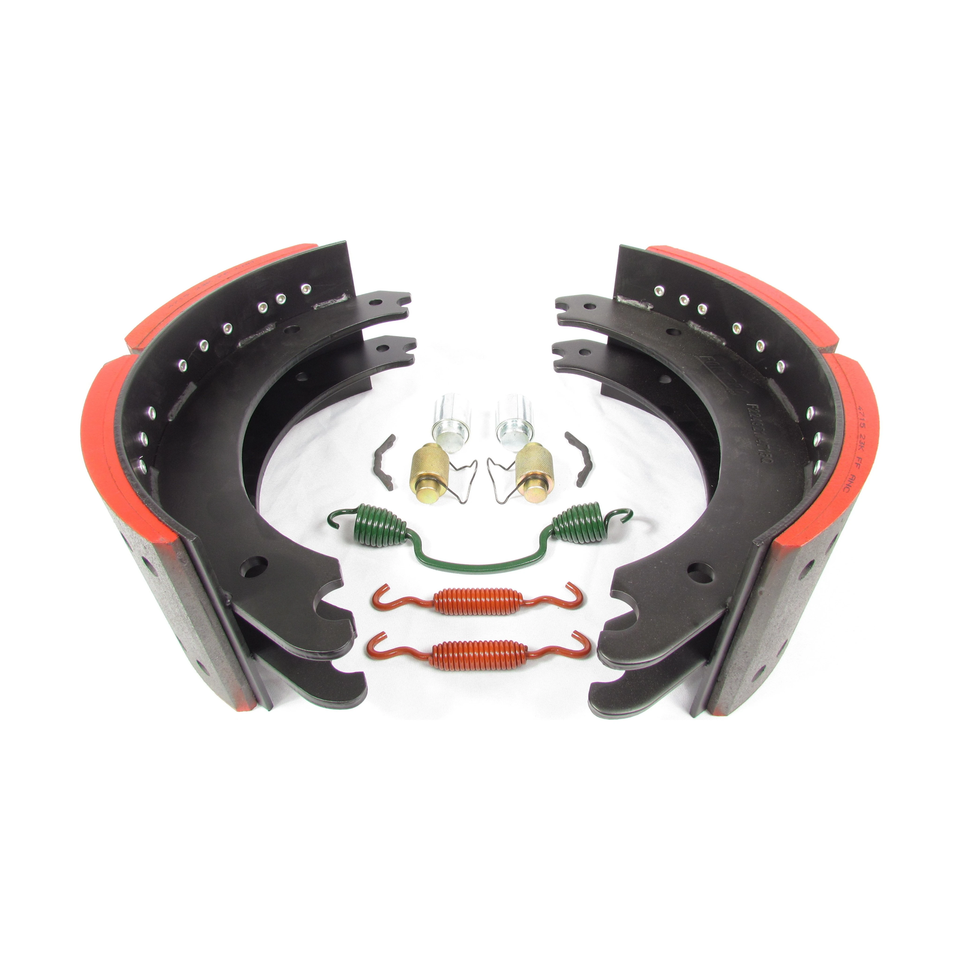 Fortpro 4715Q Front Brake Shoe Box Kit - GAWR 23K - Brake Size 16 1/2 ...