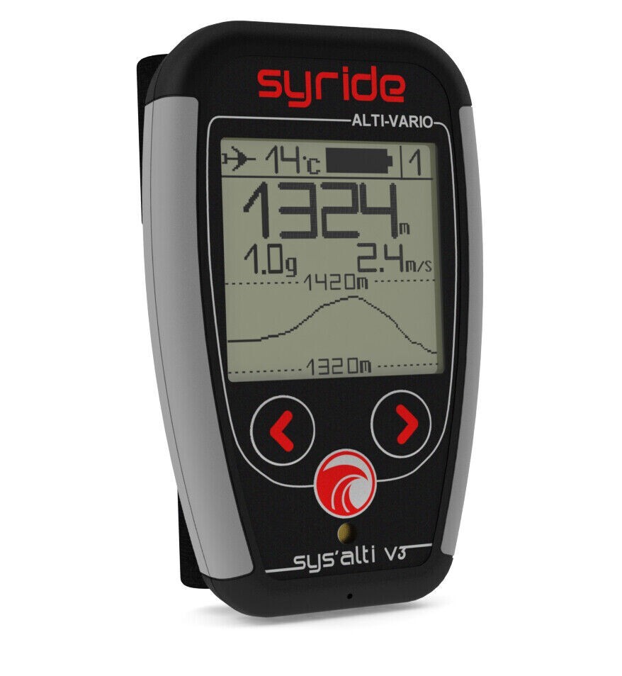 Syride SYS Alti V3 Variometer for Paragliding Hang gliding & PPG Pilots ...