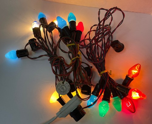 Lot of 3 C7 Gilbert, Noma & Idalite Christmas Light Strand String Tree ...