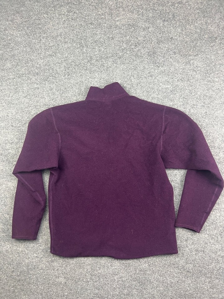 Lowe Alpine Pullover Women's Medium Purple Fleece Half Zip Chest Pocket Logo | eBay