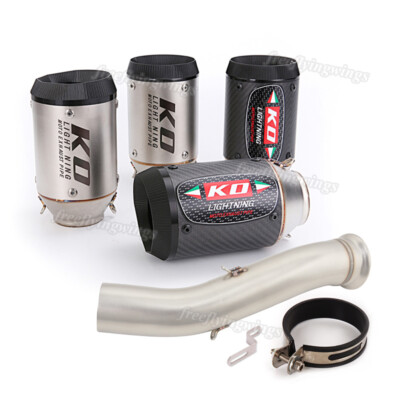 For CFMOTO NK800 800NK Motorcycle Exhaust Mid Link Pipe Slip On 51mm ...