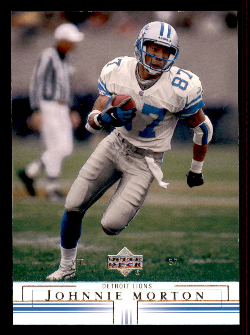2001 Upper Deck #62 Johnnie Morton Detroit Lions | eBay