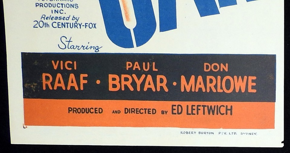 SQUAD CAR Original Daybill Movie Poster VIci Raaf Counterfeit Racket ...