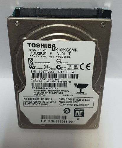160GB 250GB 320GB 500GB 750GB 1TB 2TB 2.5" SATA Hard Drive HDD Laptop ...