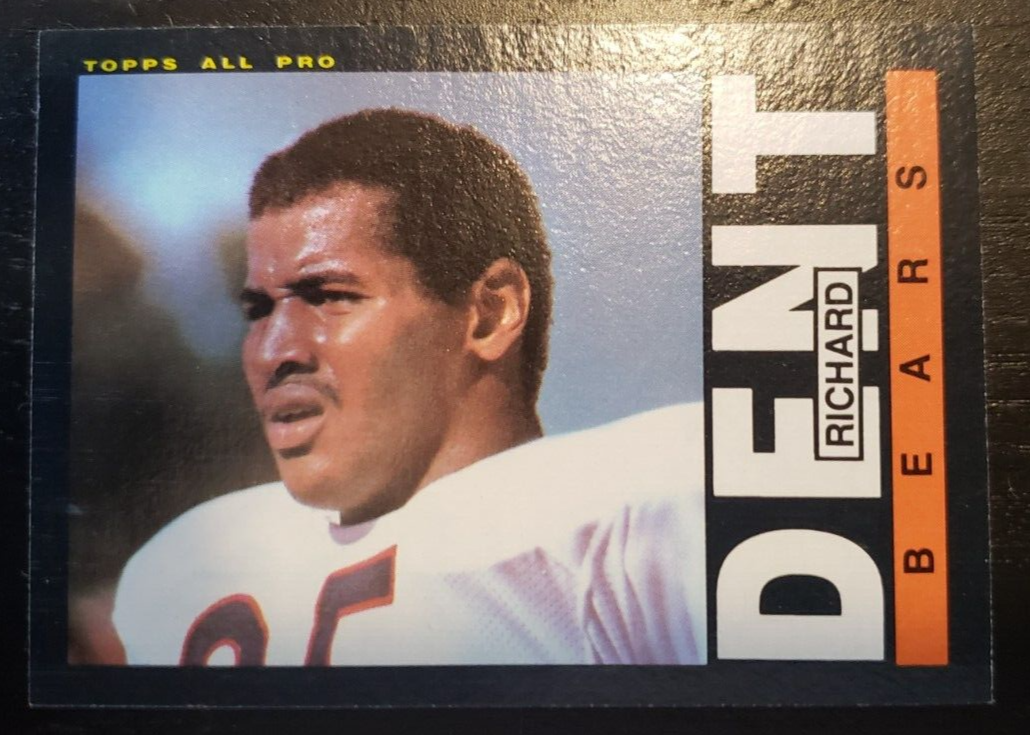 1985 Topps #24 Richard Dent Rookie Card Team: Chicago Bears Football RC ...