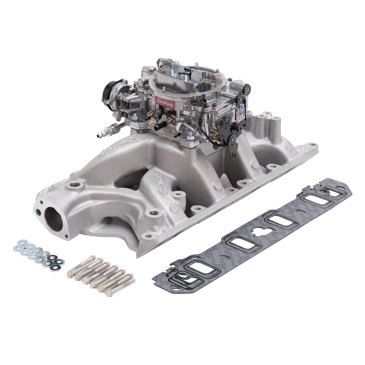 Oldsmobile 455 Intake Manifold Edelbrock RPM Air-Gap - Russell ...